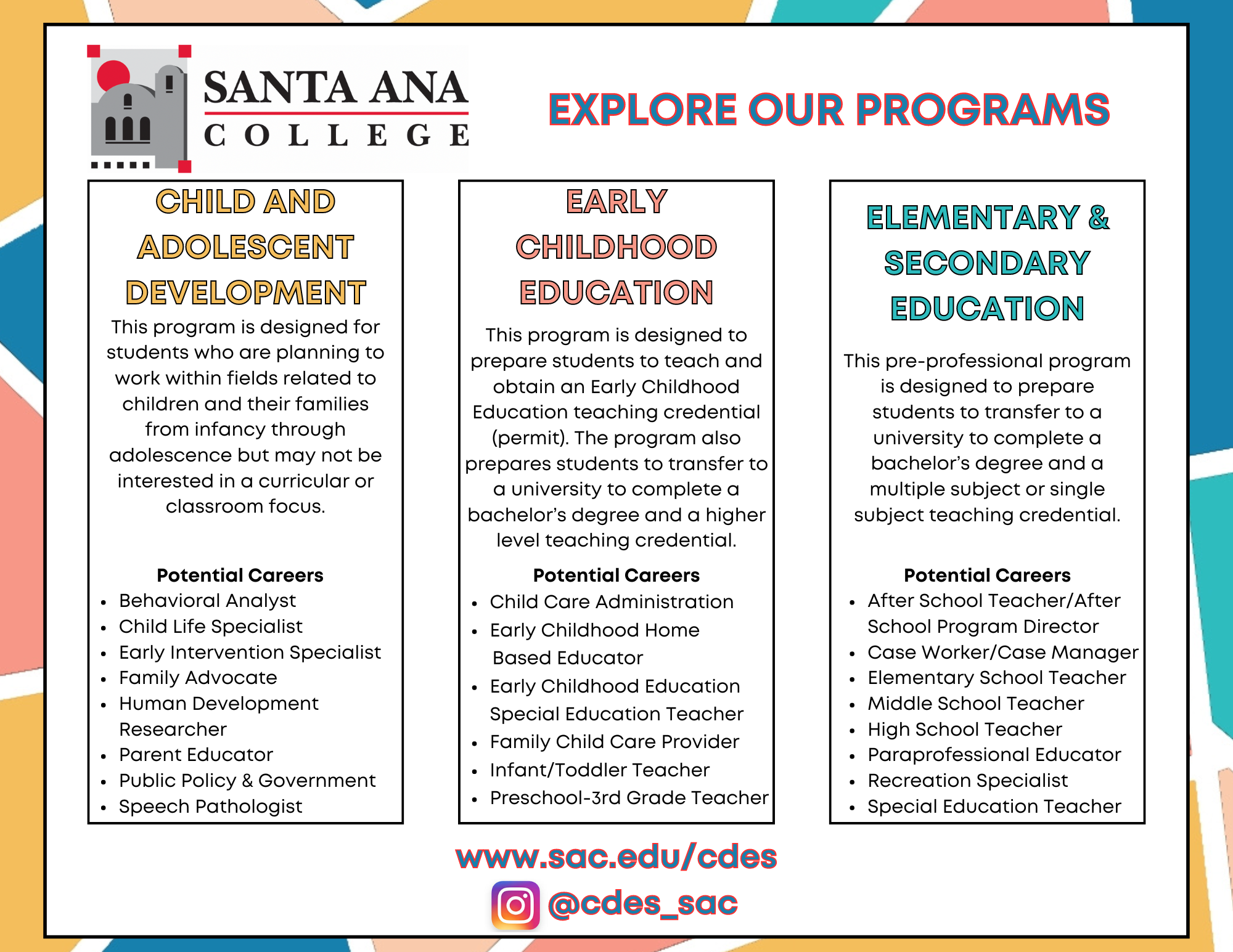 Program Information Sessions